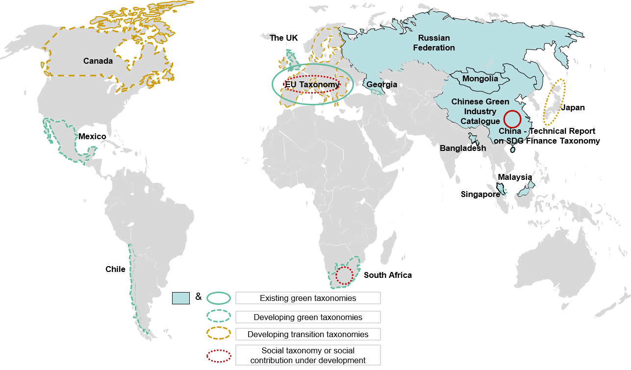 Sustainable Taxonomy development worldwide: a standard-setting race ...